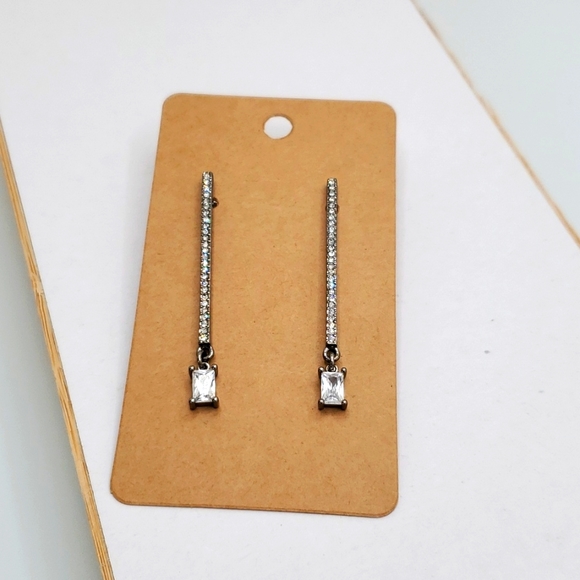 Express | Jewelry | Elegant Express Drop Rhinestone Earrings | Poshmark
